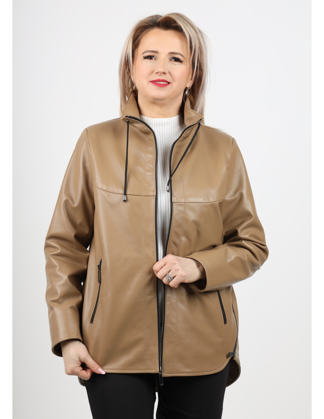 Haine de piele naturală pentru femei - Geronimo Orăștie