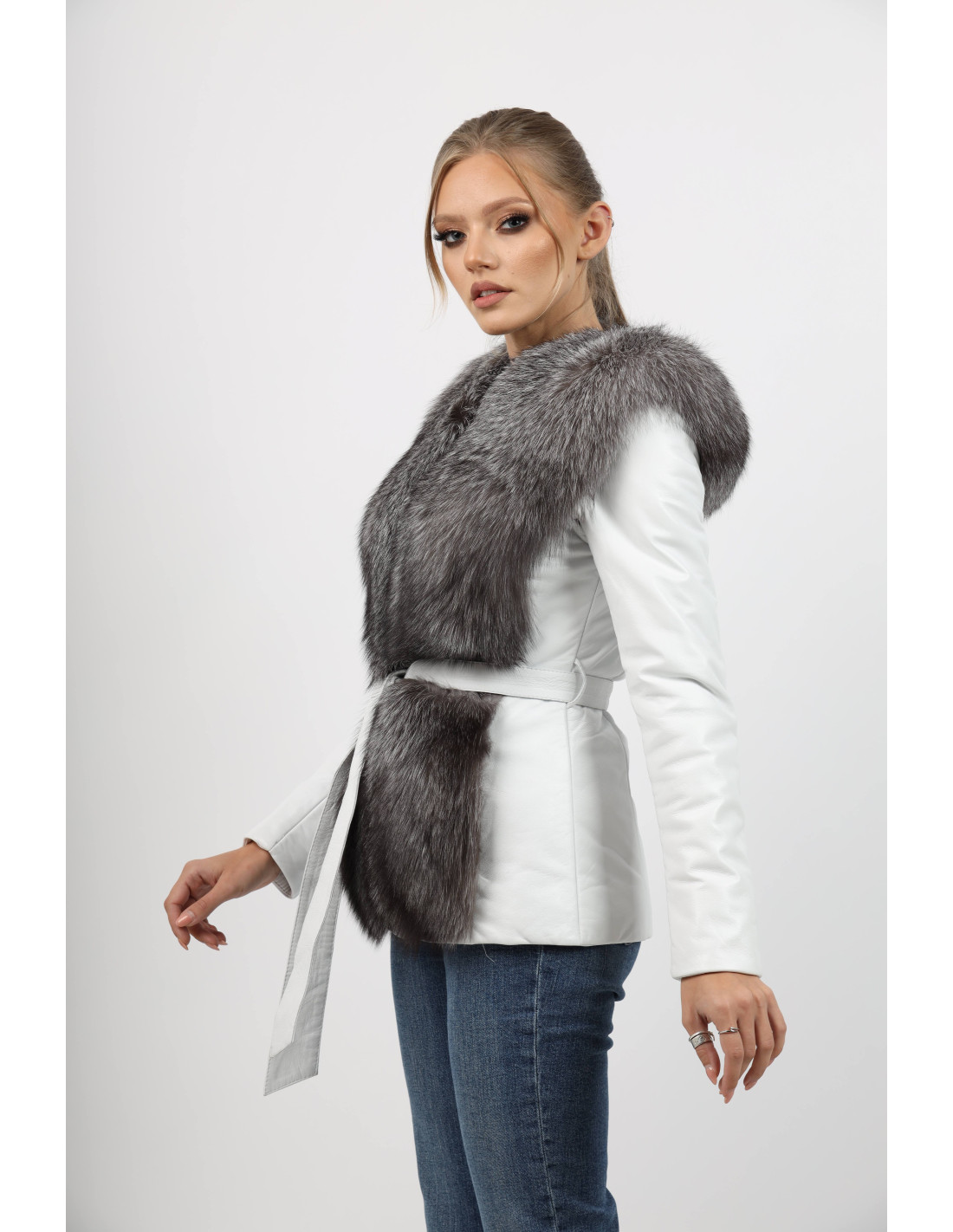 Geacă din piele de miel - model Beatrice 01 - Geronimo Orăștie