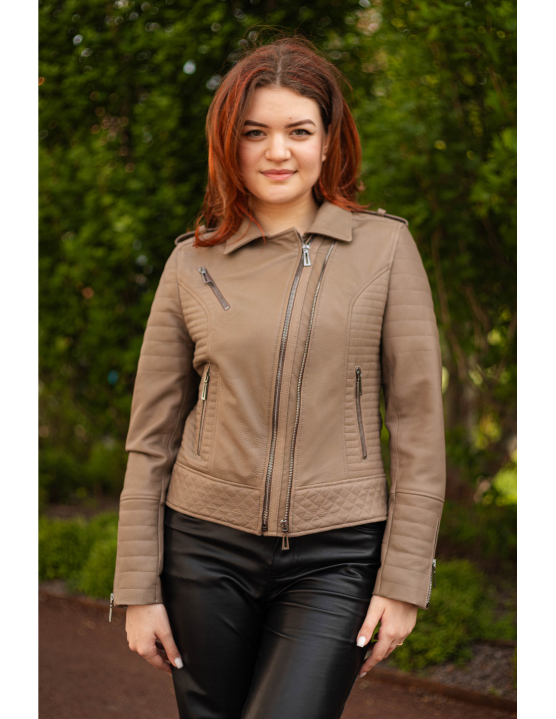 Haine din piele naturală pentru femei - Geronimo Orăștie (2)